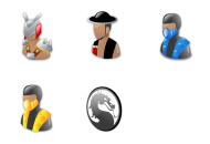 Mortal Kombat Icons Pack (PNG, ICO & ICNS) - WooIcon